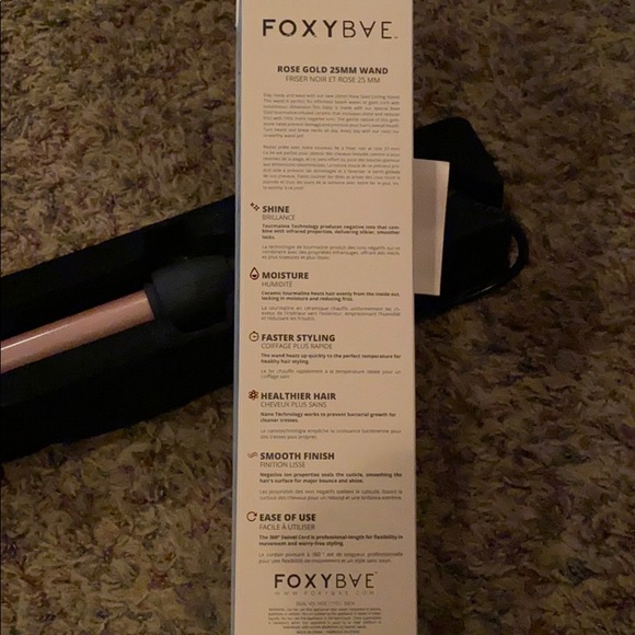 Hair | Brand New Foxybae 25 Mm Curling Wand | Poshmark